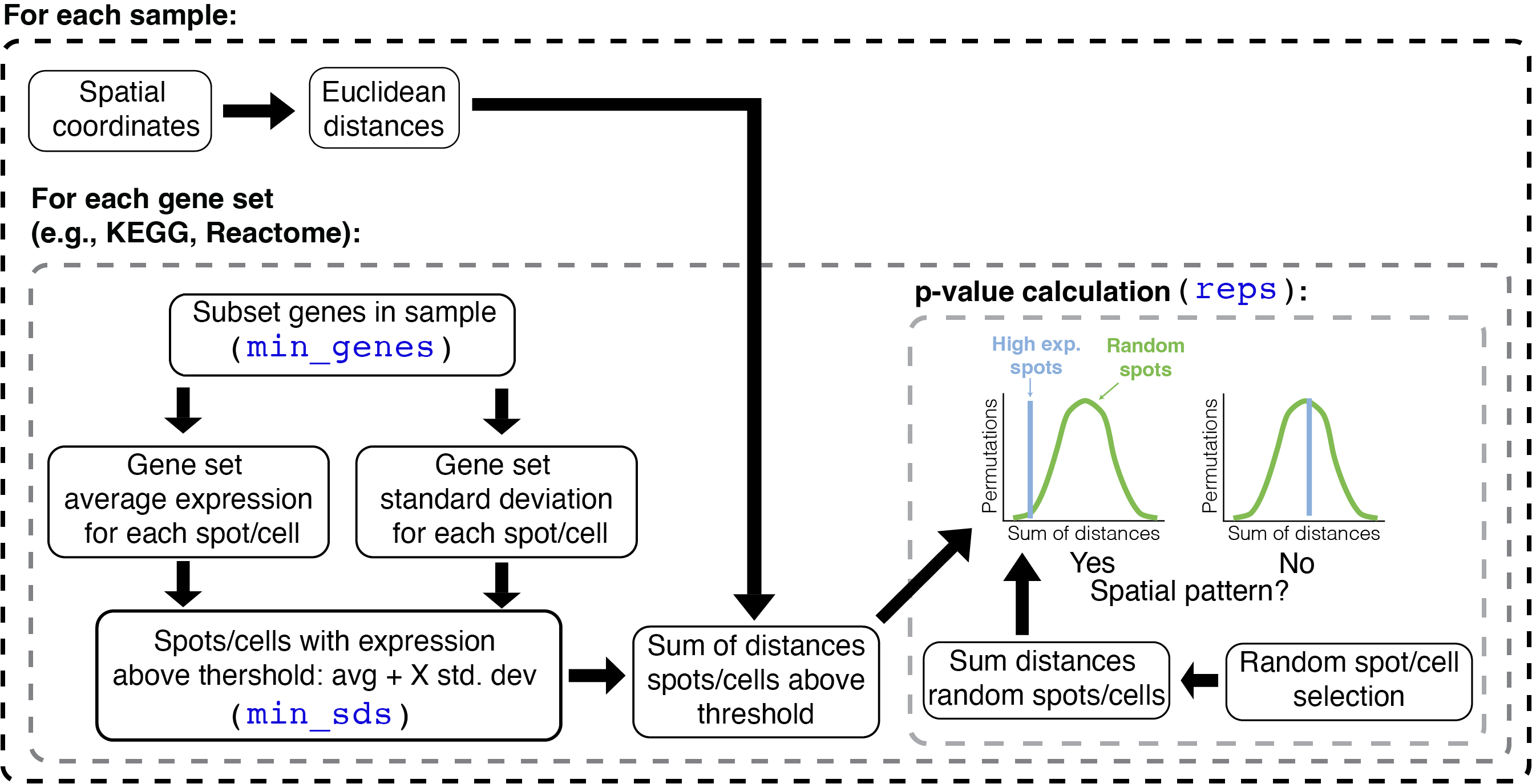 Detection Of Gene Set Spatial Patterns And Expression Gradients In